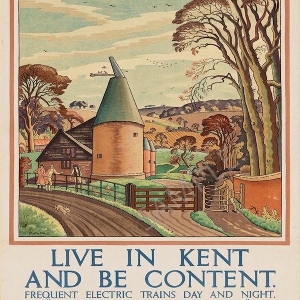 Kent Poster - Etsy UK