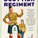 Vintage Poster Scottish Army Recruitment Advert Scots Soldier in Kilt ...
