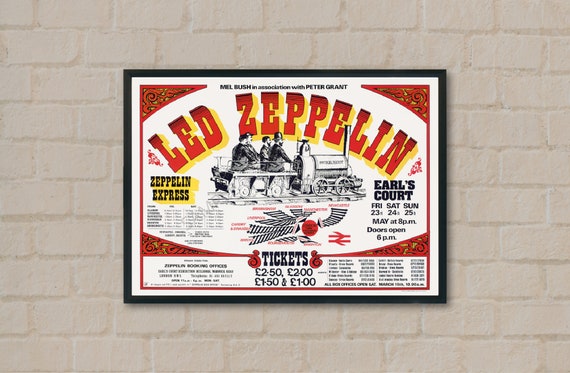 1970s Rock Music Posters