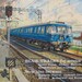 Vintage Railway Poster Scottish Rail Blue Trains Travel Advert Art ...