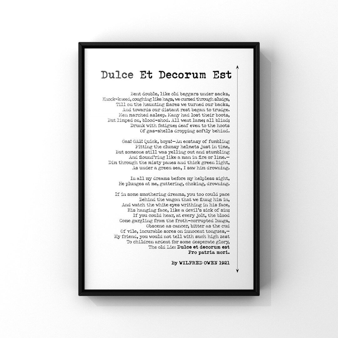 Fallen Soldiers Poem - It is Sweet and Fitting to Die for the Homeland ...