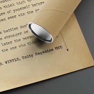 Thinking Poem by Walter D Wintle Unity Magazine Version Poster Print ...