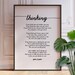 Thinking Poem in a Contemporary Script Font Walter Wintle Poetry Decor ...