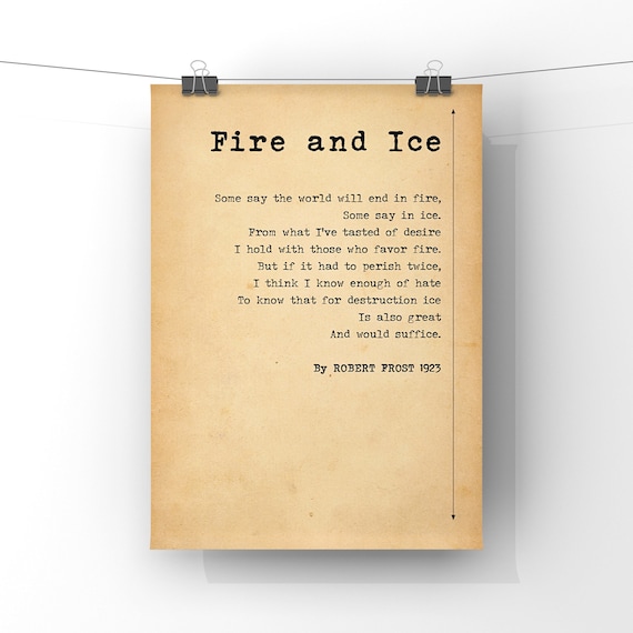 Fire And Ice Poem