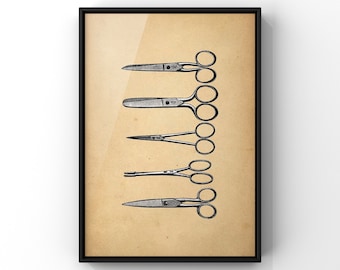 Scissor Wall Art - Etsy