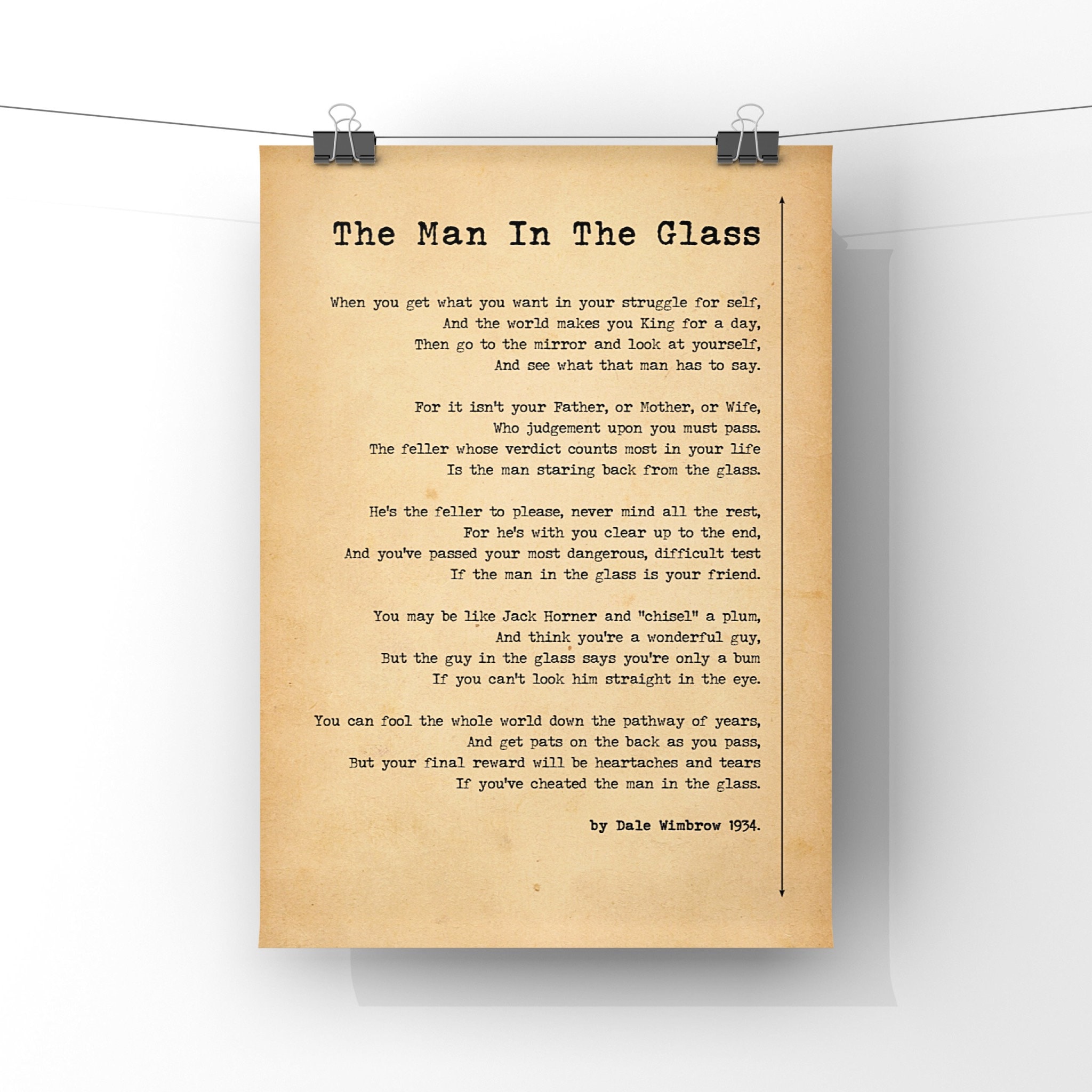 Art & Collectibles Digital Prints The Man In The Glass by Dale Wimbrow ...
