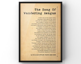 Daffodils Poem by William Wordsworth Poster Print Minimalist - Etsy