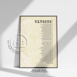 Ulysses Poem by Alfred Lord Tennyson Poster Print | Ulysses Art Print ...