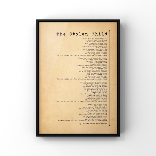William Butler Yeats - Etsy
