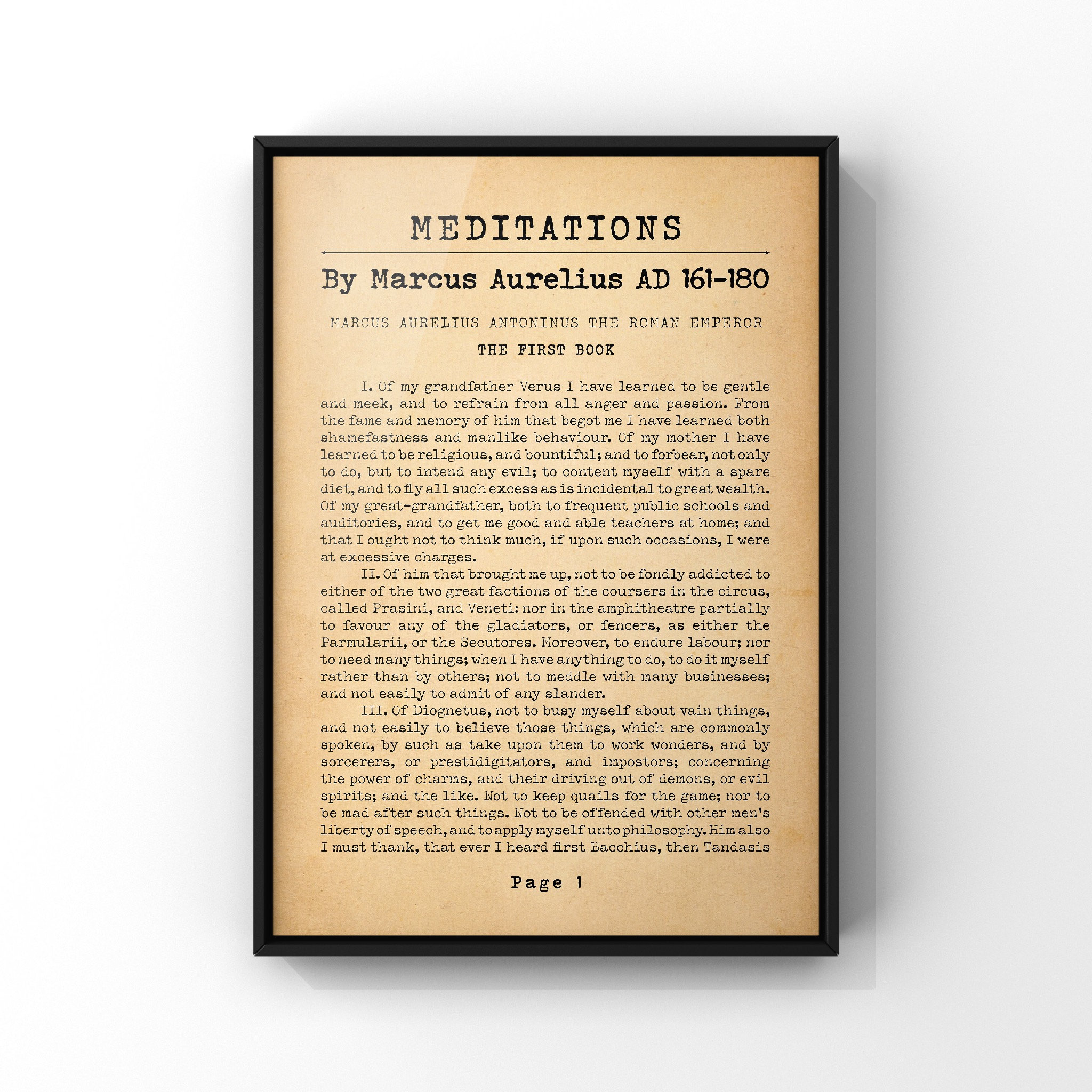 Marcus Aurelius Meditations Original Greek Text