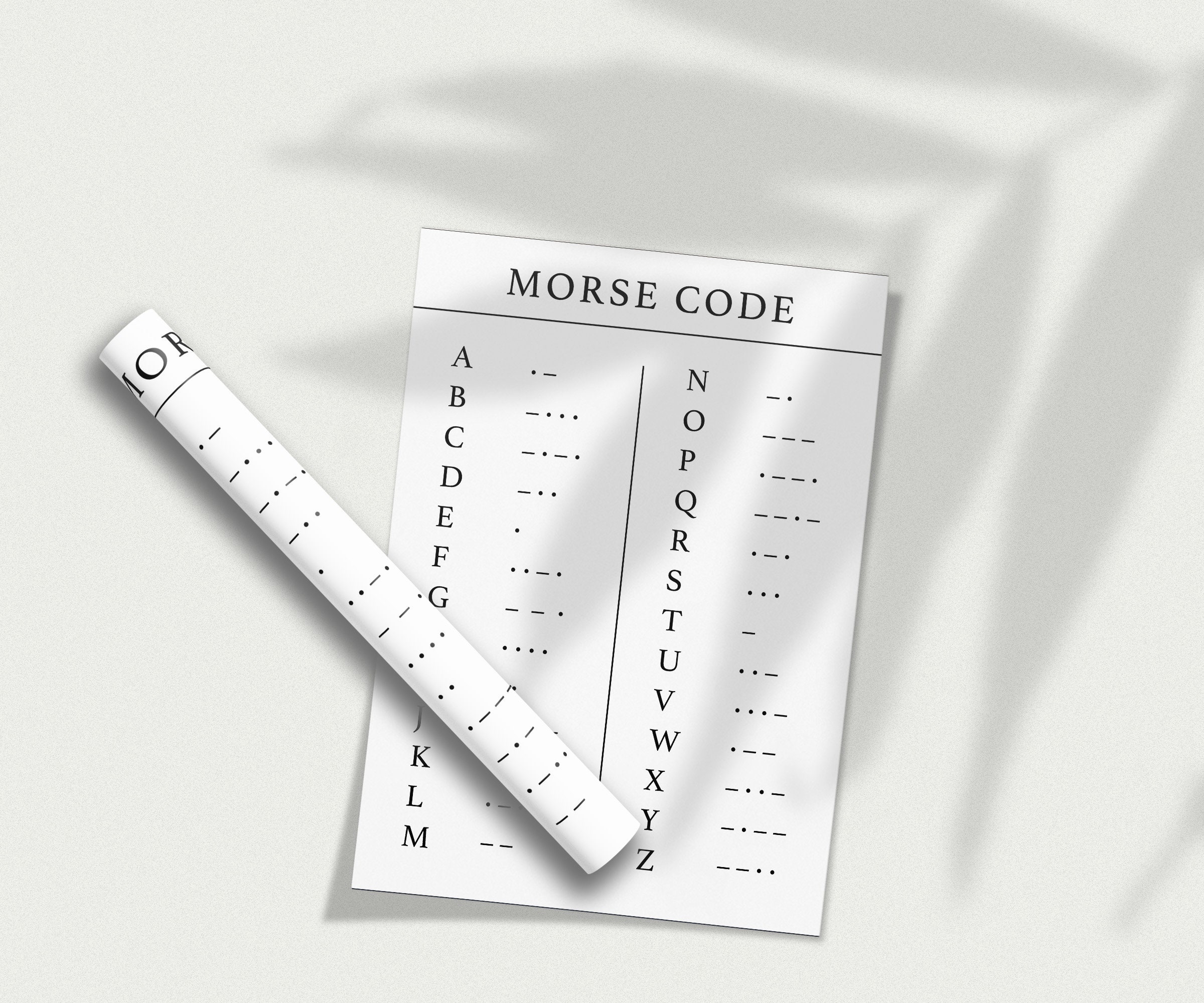 Morse Code Alphabet Chart Poster Print Sailing Signalling - Etsy UK