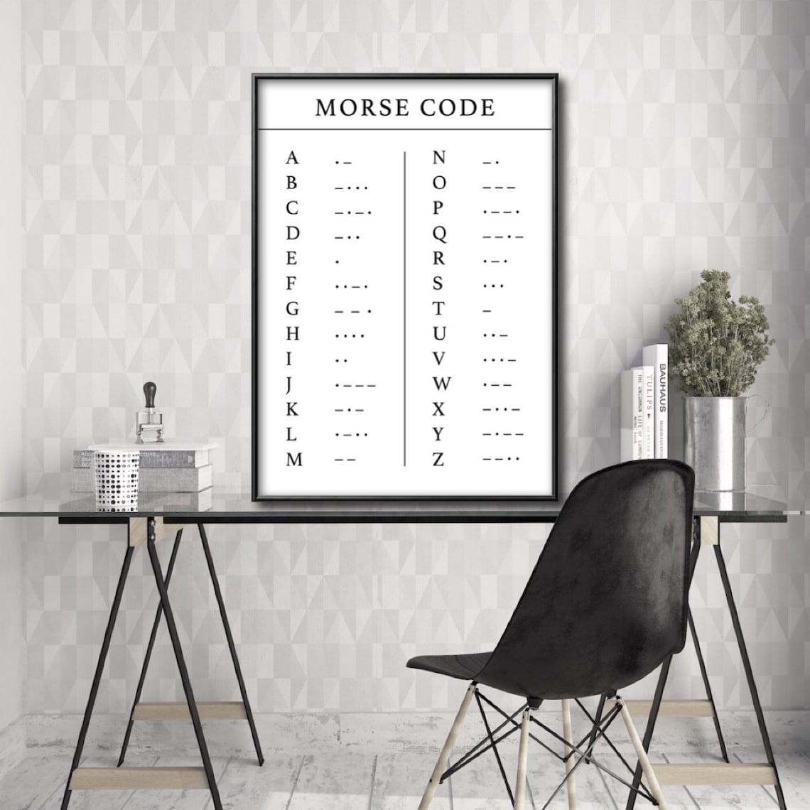 Morse Code Alphabet Chart Poster Print Sailing Signalling - Etsy UK