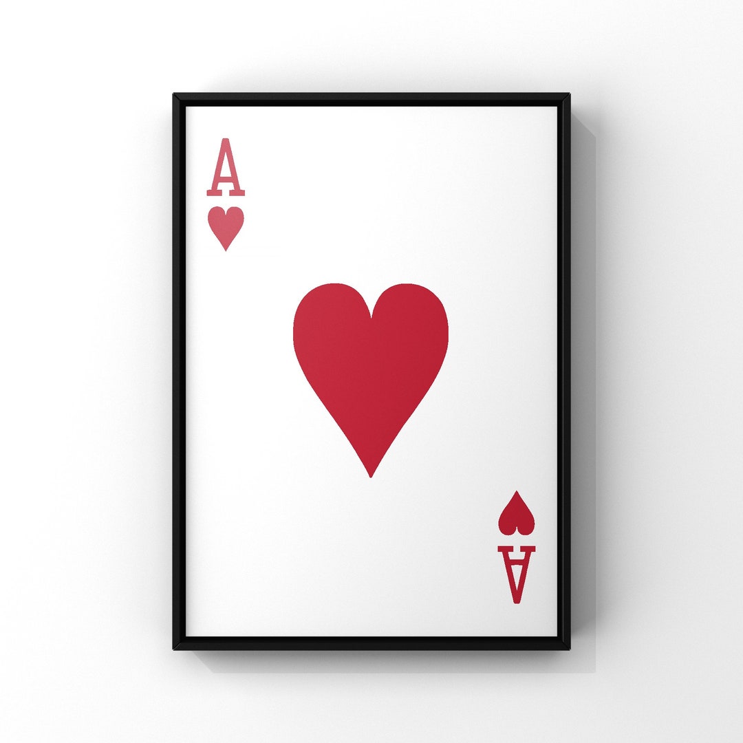 Ace Of Hearts Playing Card