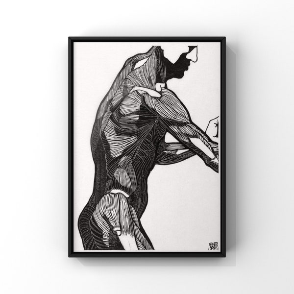 Human Body Study Art - Etsy