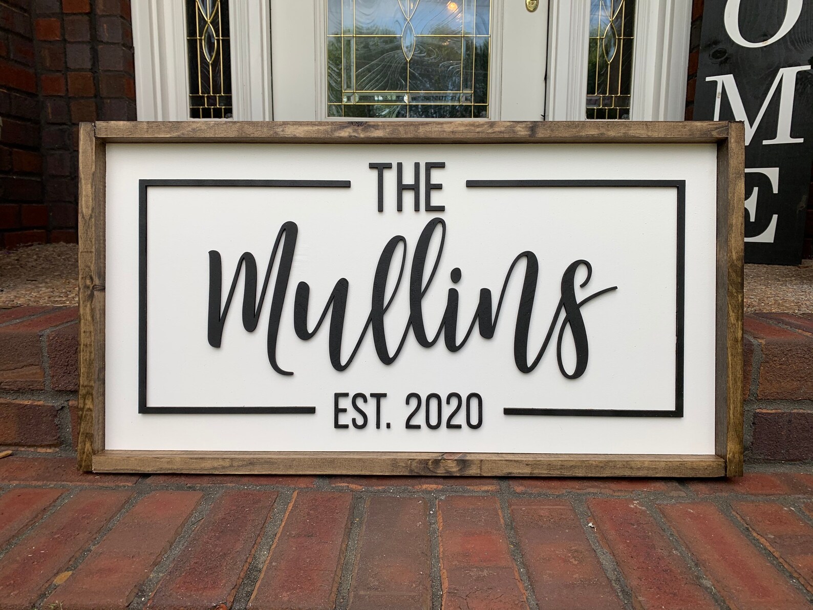 Custom Last Name Sign Home Decor Sign Wedding Sign - Etsy