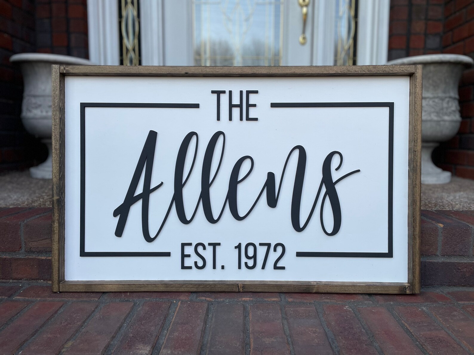 Custom Last Name Sign Home Decor Sign Wedding Sign - Etsy