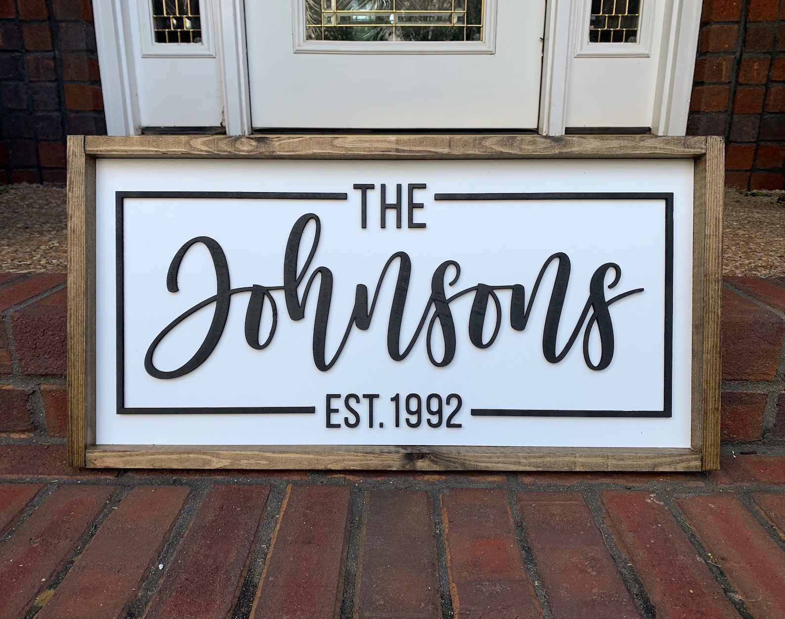 Custom Last Name Sign Home Decor Sign Wedding Sign - Etsy