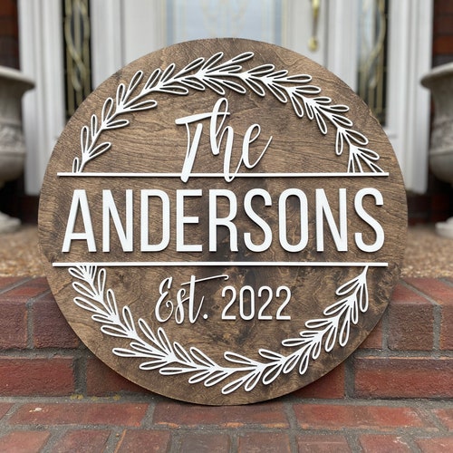 Custom Home Decor Lighted Letter Last Name Sign Custom - Etsy