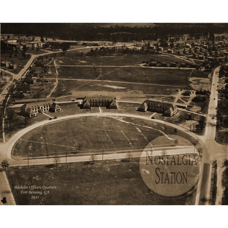 Fort Benning Bachelor Officer's Quarters 1935 Fort Moore Infantry ...