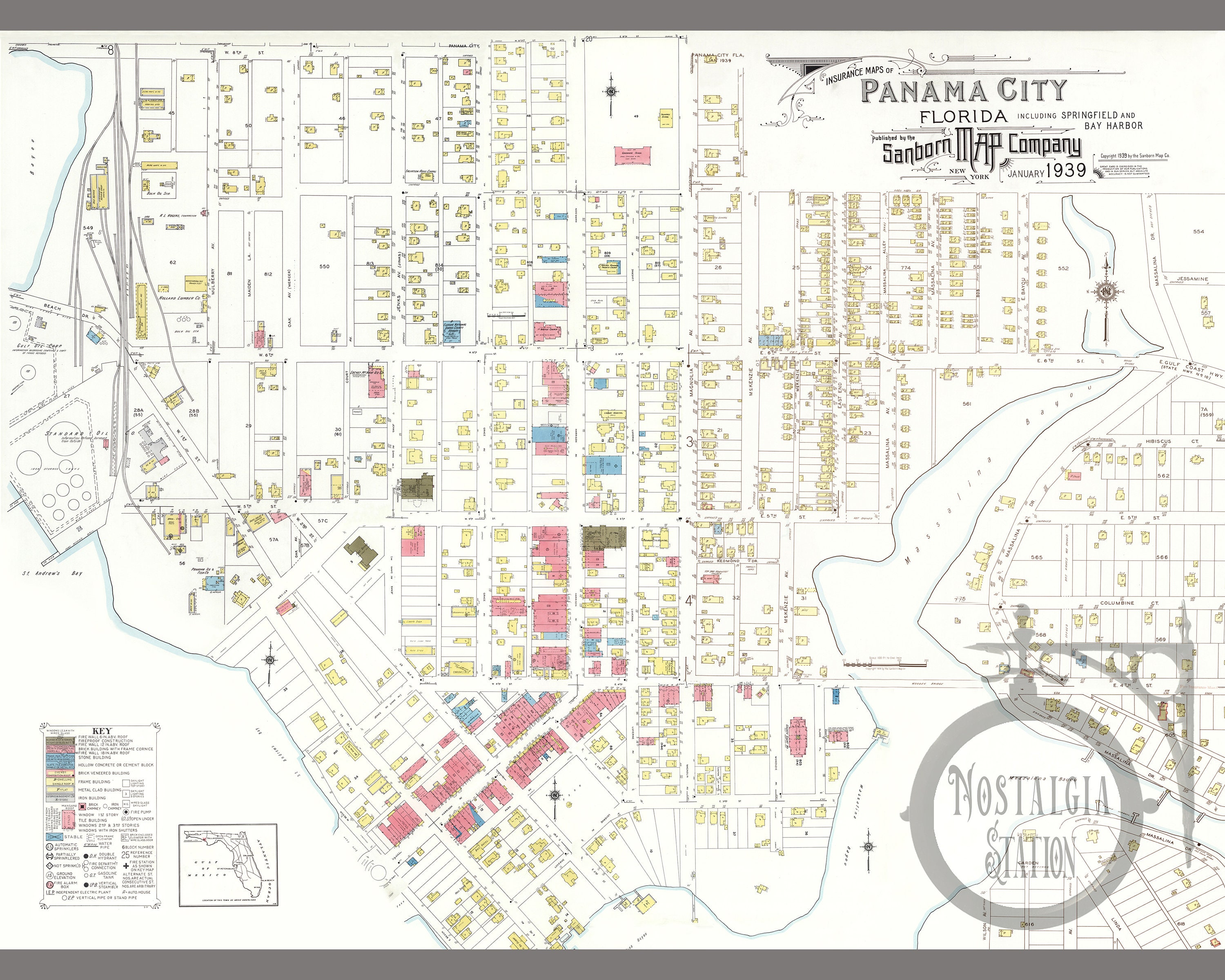 Panama City Florida On A Map