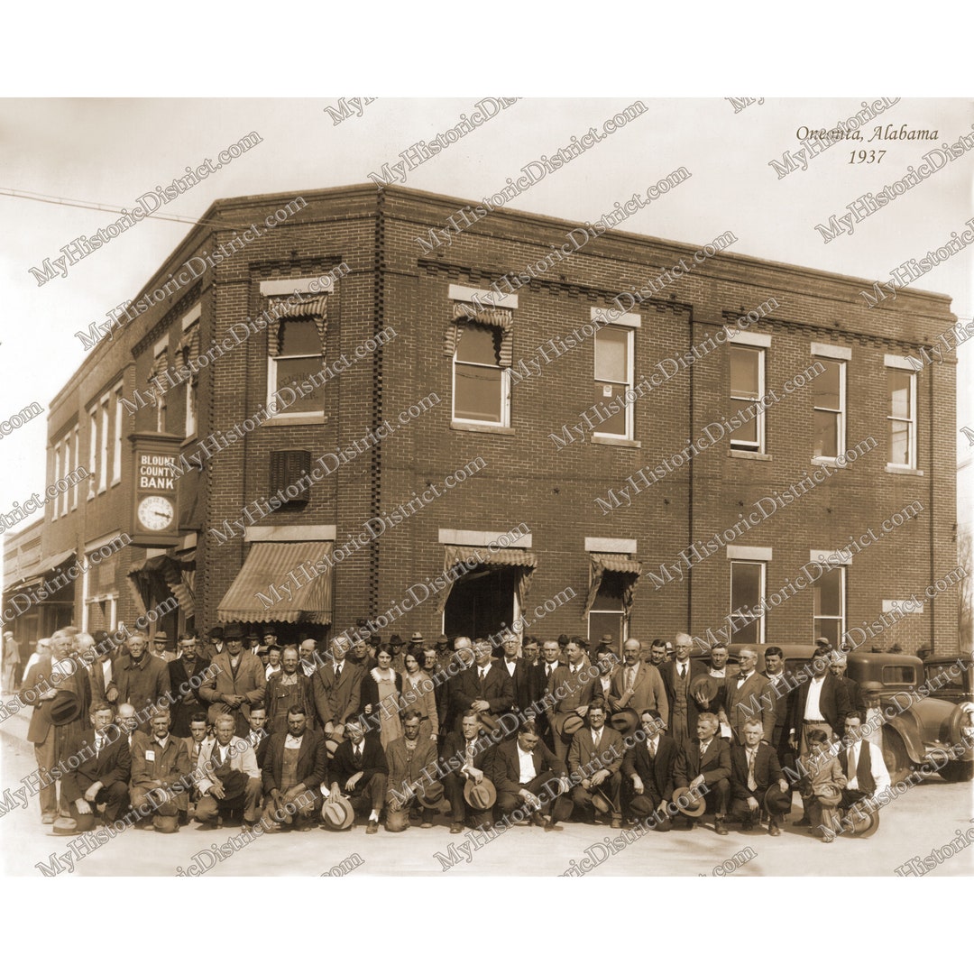 Oneonta, Alabama 1937 Antique Historic Vintage Photo Vintage Wall Art ...