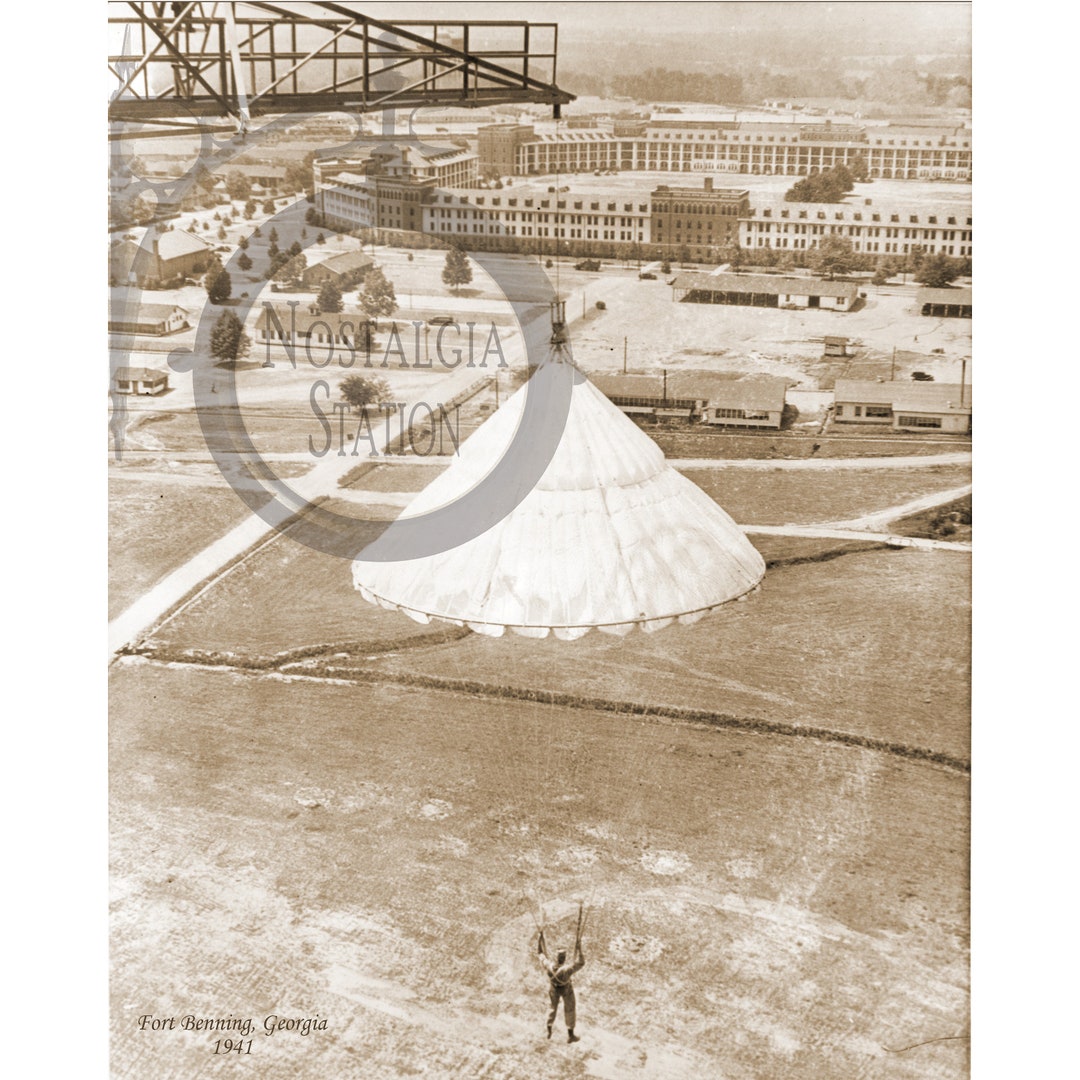 Fort Benning Jump Towers Jump School 1941 (fort Moore) Antique Historic ...
