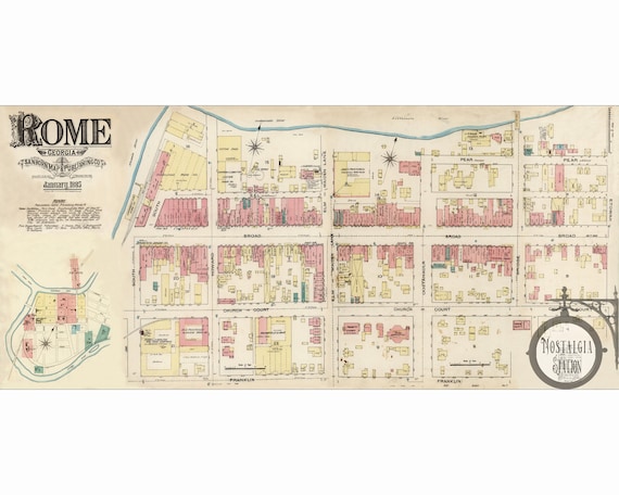 Rome Georgia Old Maps
