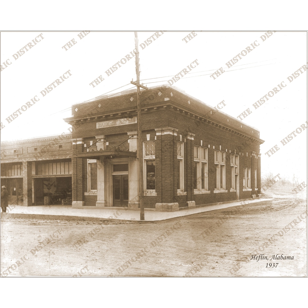 Heflin, AL. Alabama 1937 Antique Historic Vintage Photo Vintage Wall ...