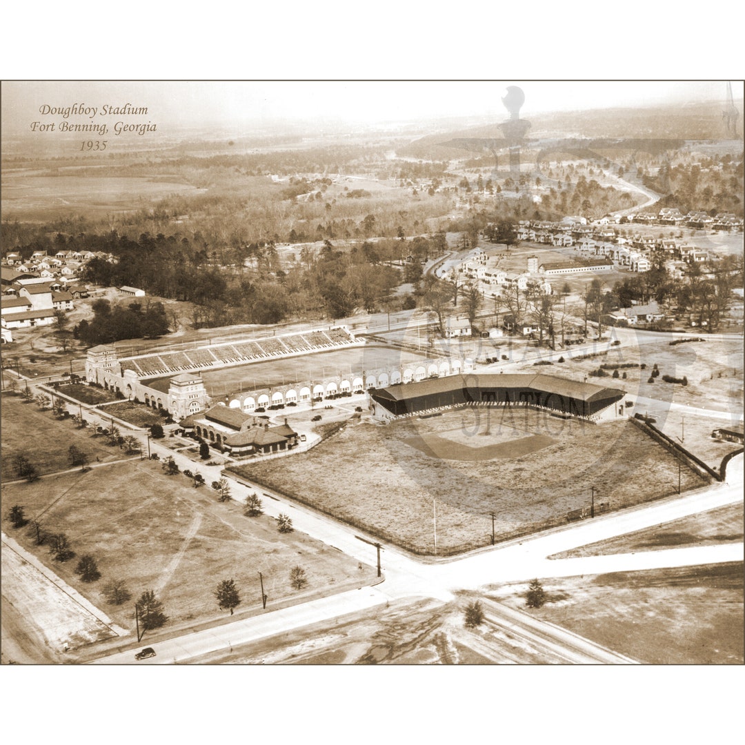 Fort Benning Doughboy Stadium & Gowdi Field 1935 Fort Moore Antique ...