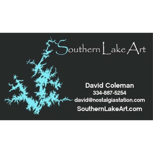 Chambers County Lake, Alabama Vintage Style Lake Map Wall Art Lanett ...