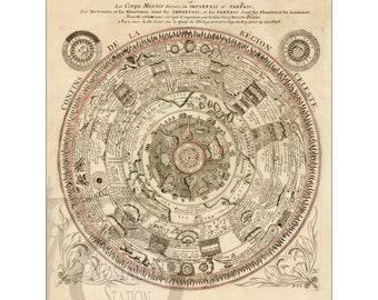 Psalter World Map 1265 Medieval Map Antique Historic Vintage Photo ...