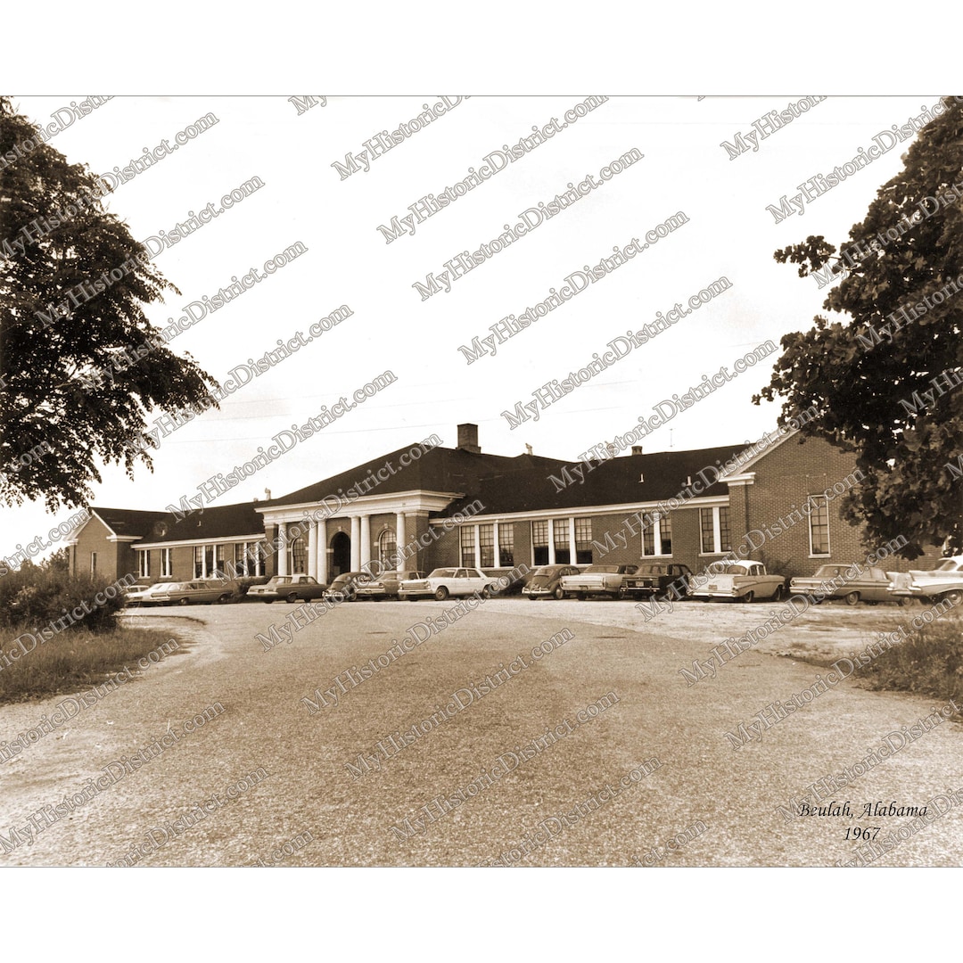 Beulah, AL Alabama School 1967 Antique Historic Vintage Photo Vintage ...