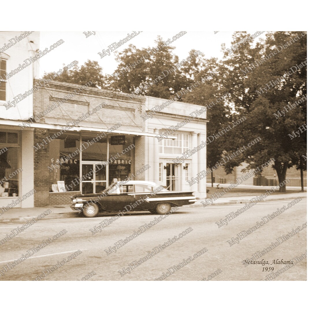 Notasulga, Alabama 1959 Antique Historic Vintage Photo Vintage Wall Art ...