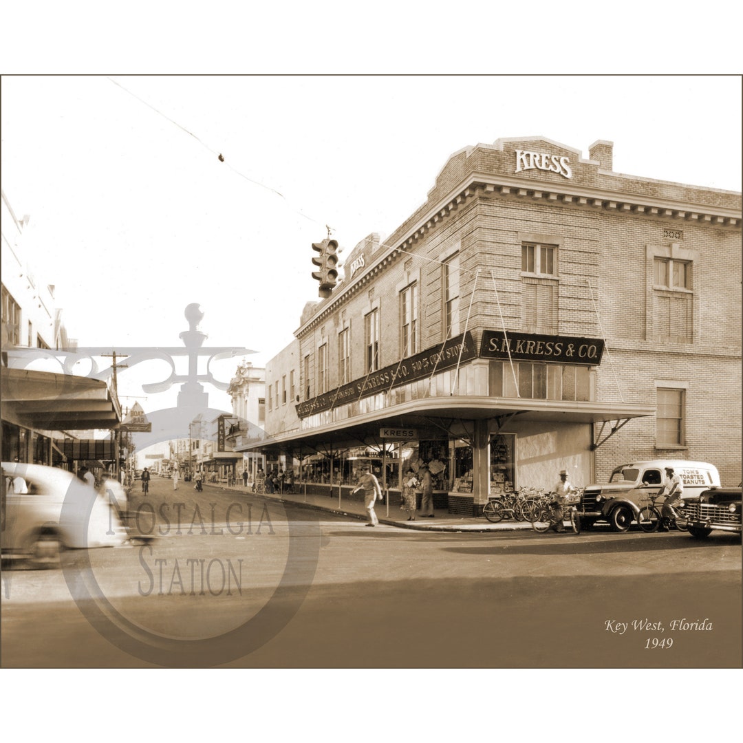 Key West Florida FL. 1949 Florida History Photo Historic Vintage ...