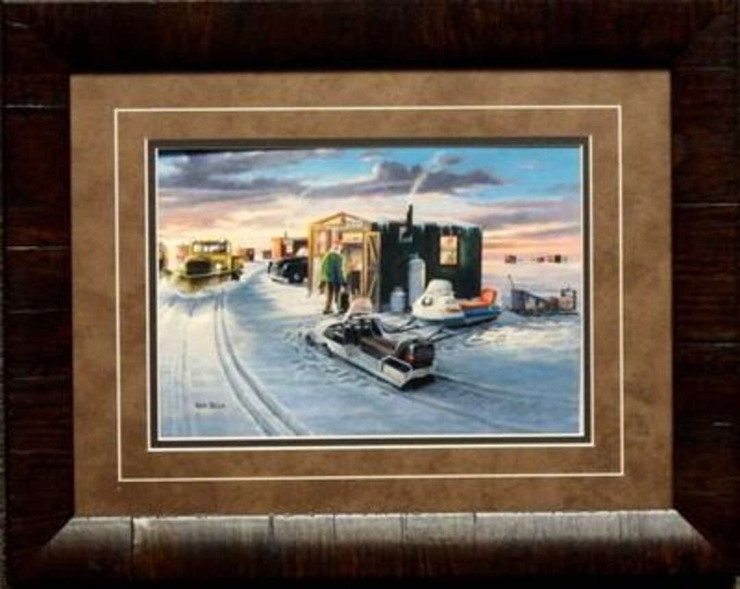 Ken Zylla Wigwam Bay- Framed - 19" X 15" Open Edition - Etsy