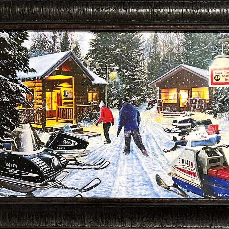 Snowmobile Wall Art - Etsy