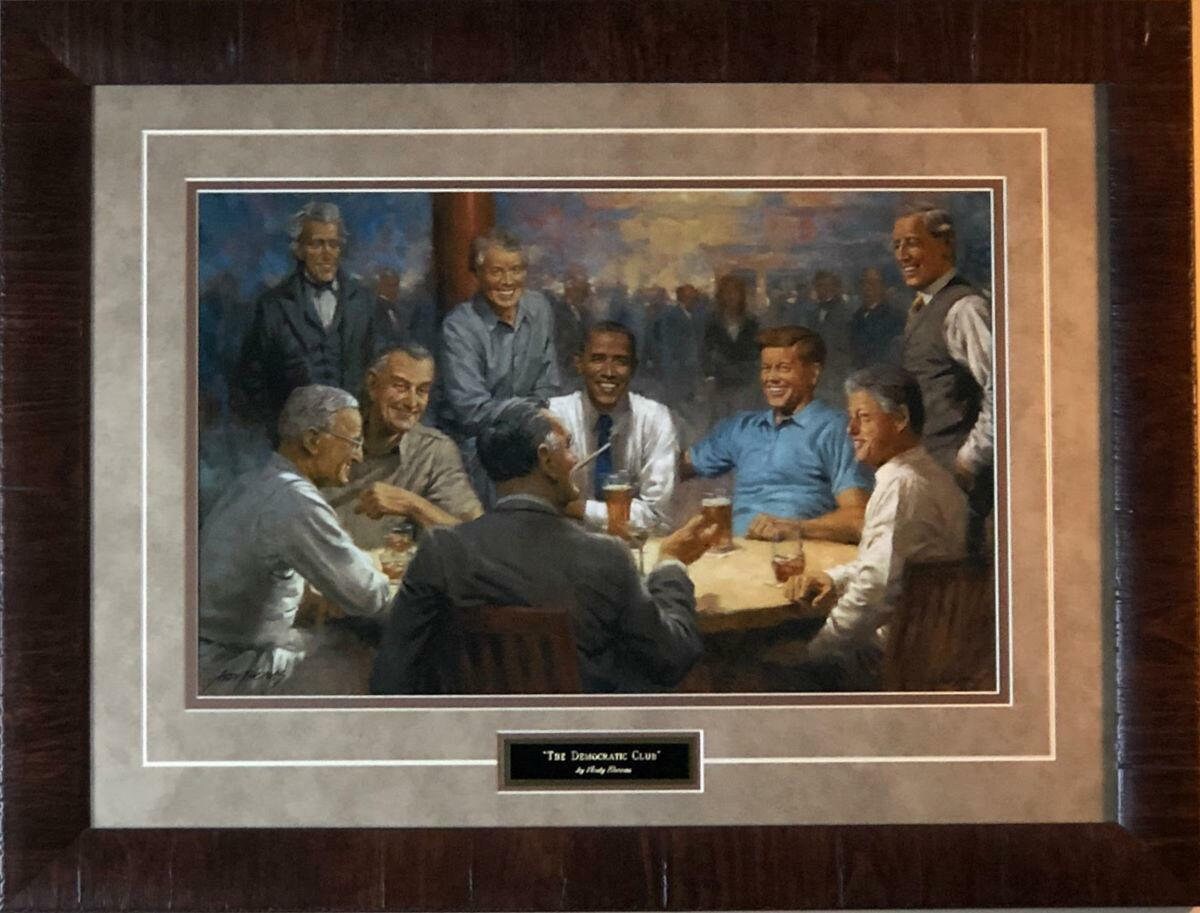 Andy Thomas Democratic Club Obama Art Print-framed 25 X 19 - Etsy