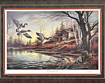 BACKWOODS CABIN by Terry Redlin Framed - Etsy
