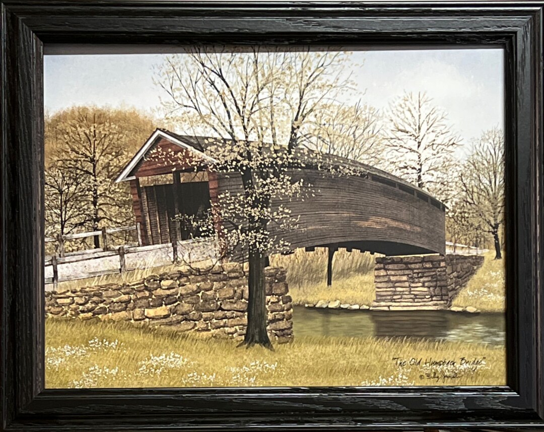 Billy Jacobs the Old Humpback Bridge Art Print-framed 18.5 X 14.5 - Etsy