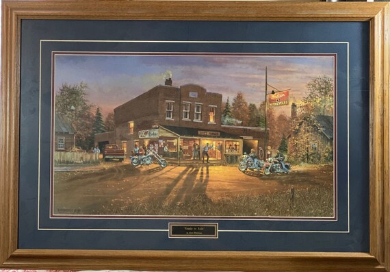 Dave Barnhouse Motorcycle Paintings