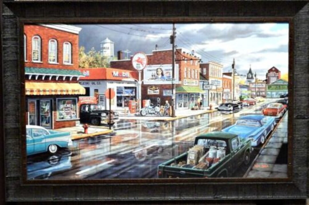 Ken Zylla Reflections of Main Nostalgic Art Print-framed - Etsy