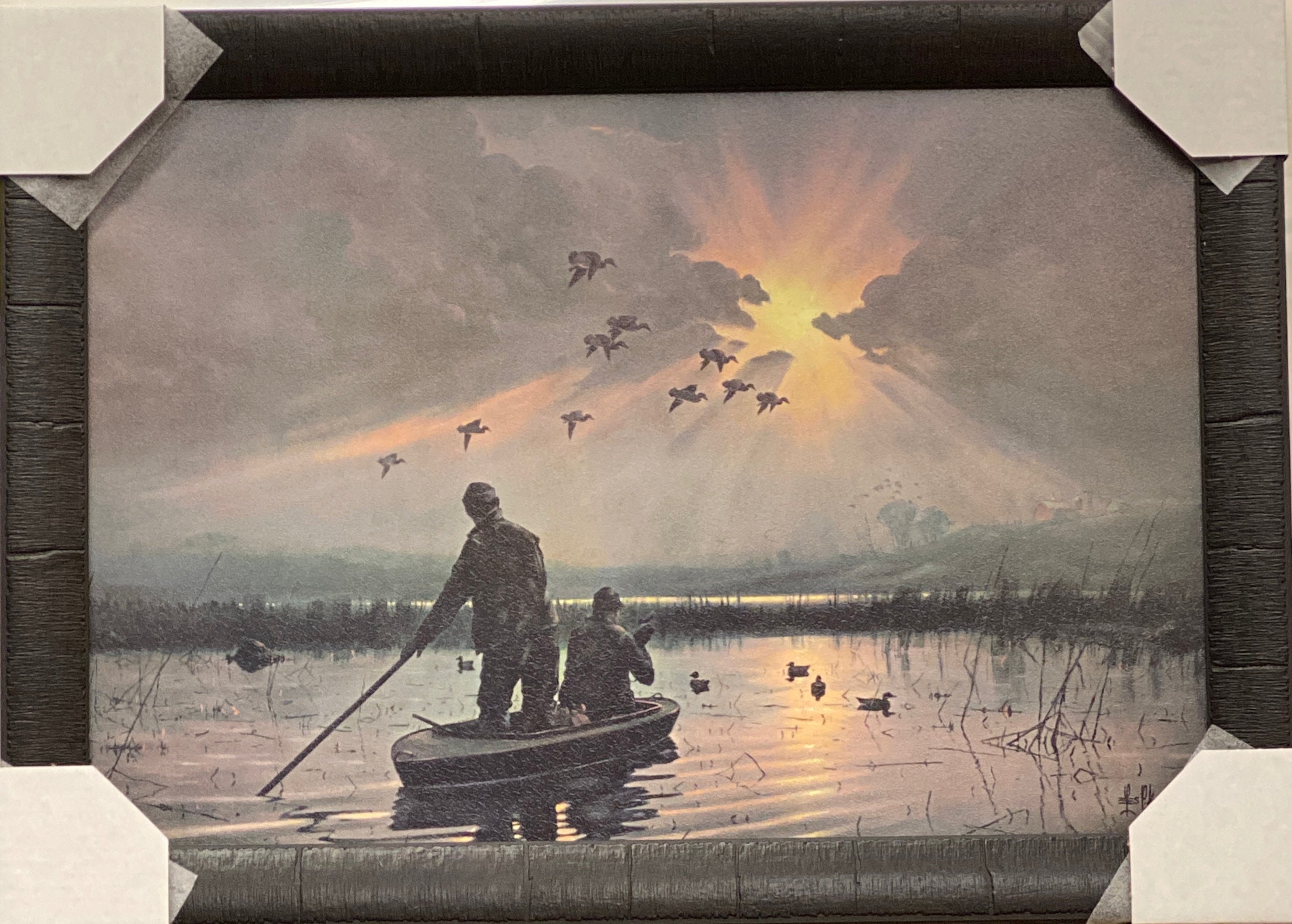 Les Kouba Daybreak on the Marshes Duck Hunting Art | Etsy