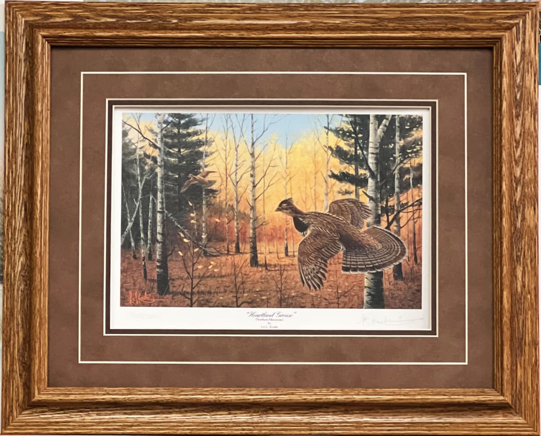 Les Kouba Heartland Grouse S/N Art Print-21 X 17 - Etsy