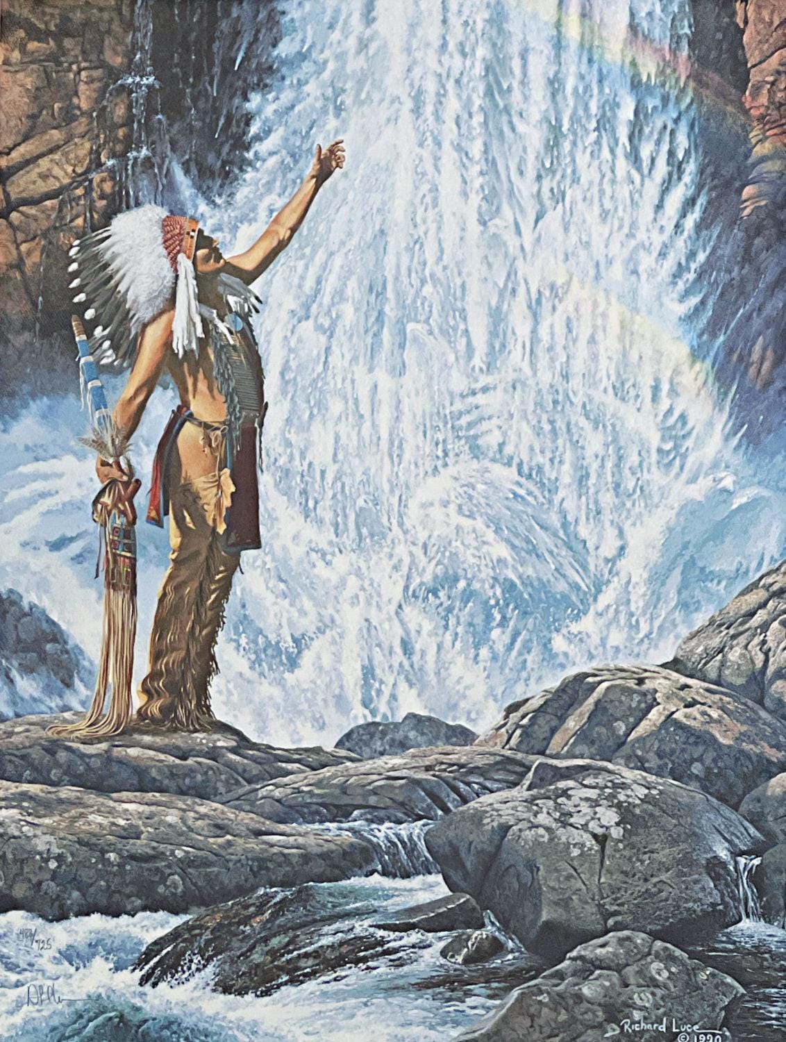 Richard Luce River of Life S/N Native American Art Print 18 X 24 - Etsy