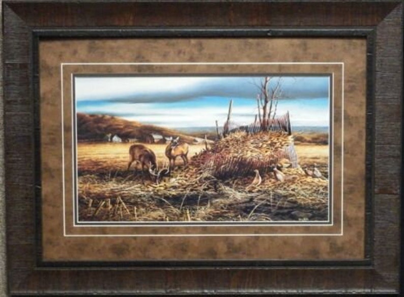 Terry Redlin Sharing the Bounty Deer Pheasant Print-framed - Etsy