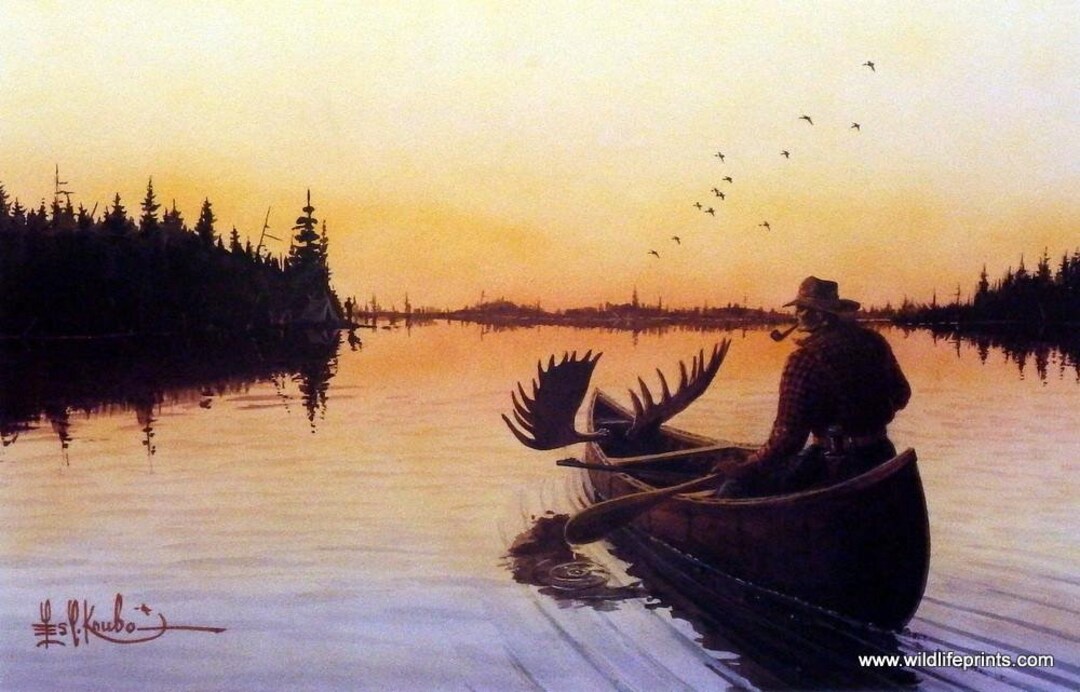 Les Kouba "moose Liver for Breakfast" Signed and Numbered Art Print - Etsy