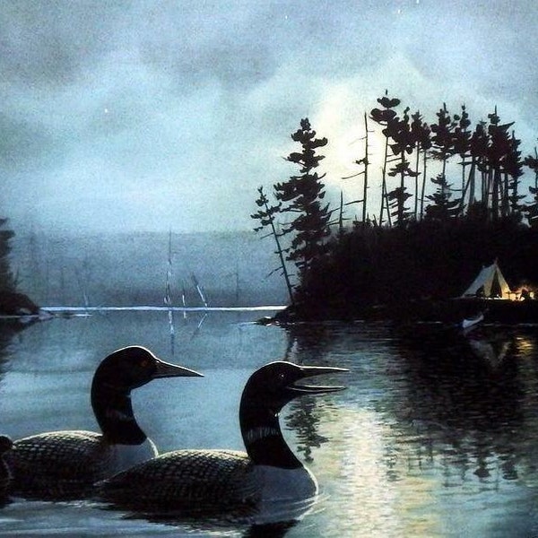 Loon Painting - Etsy