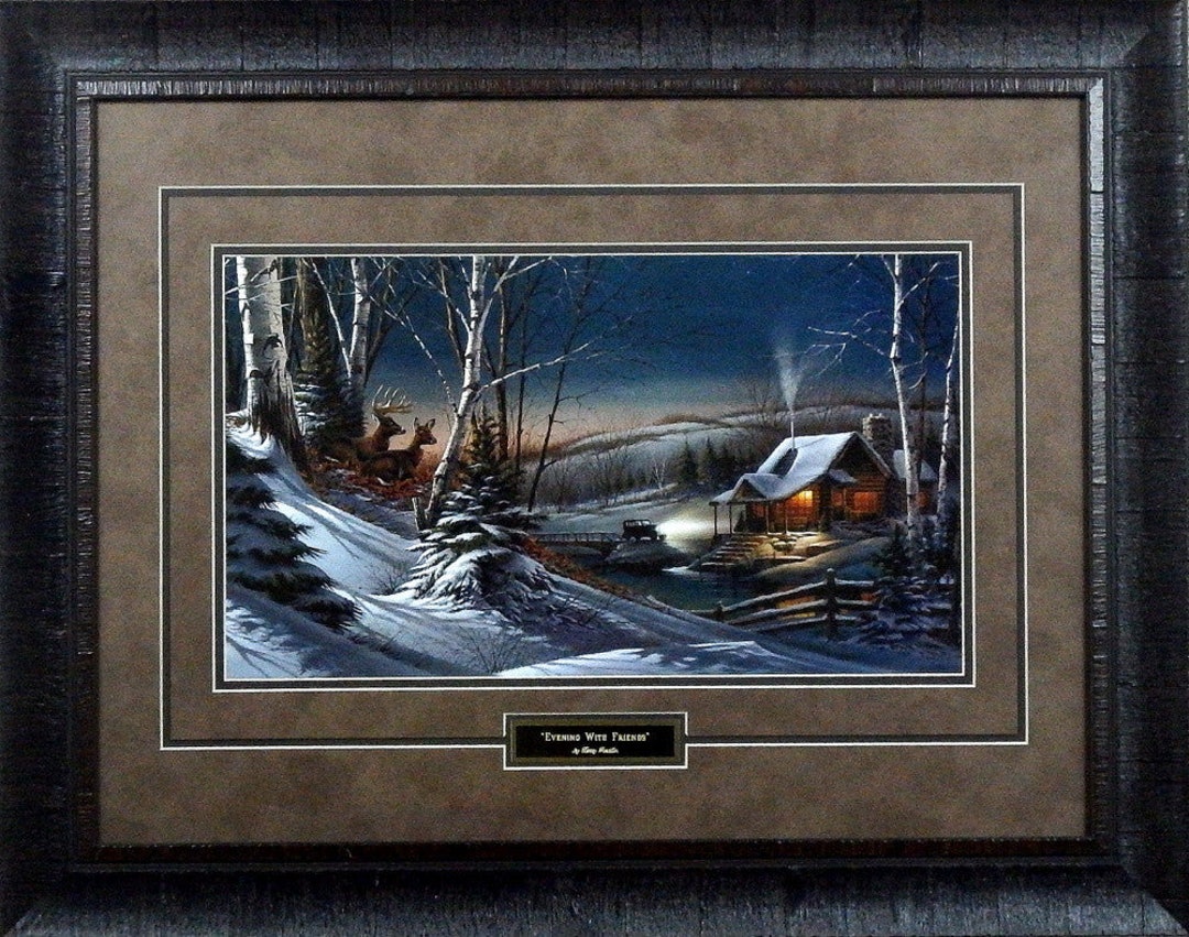 Terry Redlin Evening With Friends Framed 28.5 X 20.5 - Etsy