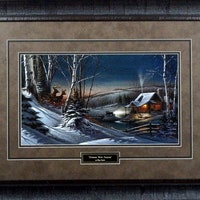 Terry Redlin Evening Solitude Framed Print With Cameo - Etsy