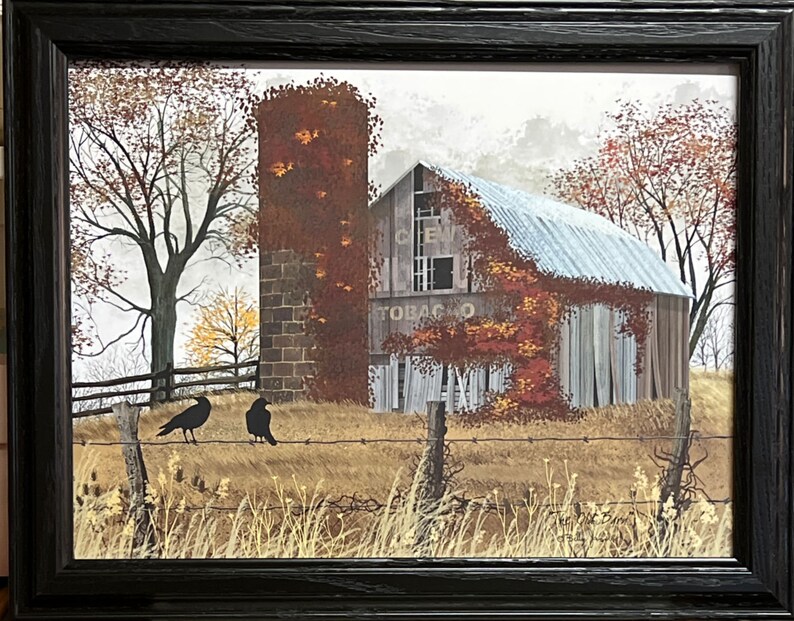 Billy Jacobs the Old Barn Crow Farm Art Print-framed 18.5 X 14.5 - Etsy